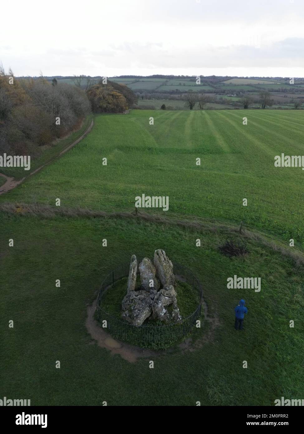 Rollright Stones Neolithic and Bronze Age megalithic monuments complex ...