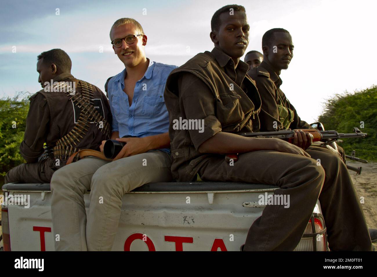 Freelance Photographer Daniel Rye Ottosen in Somalia-here with his ...