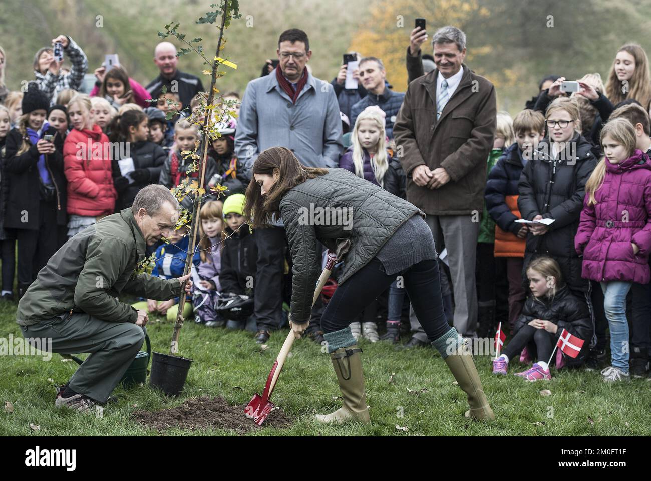 Crown Princess Mary, opened the Replant the World campaign by planting ...