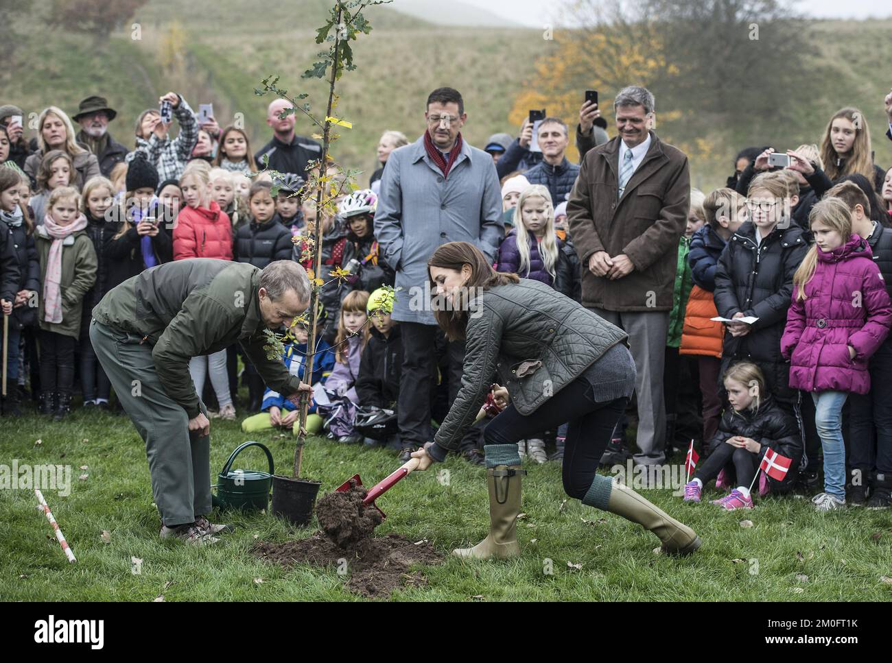 Crown Princess Mary, opened the Replant the World campaign by planting ...