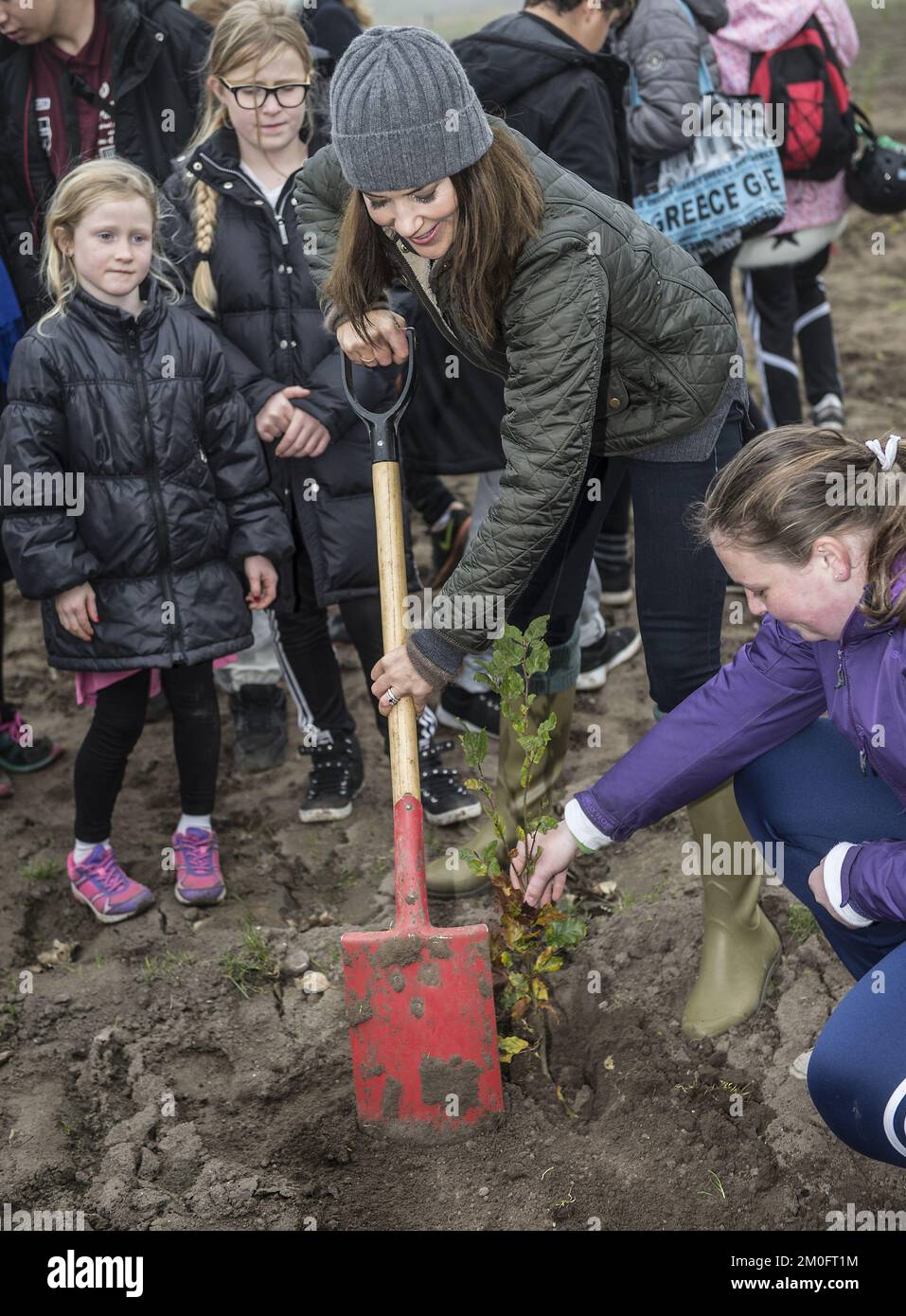 Crown Princess Mary, opened the Replant the World campaign by planting ...