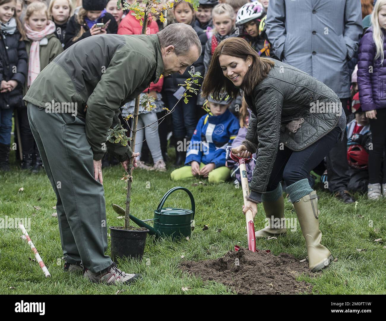 Crown Princess Mary, opened the Replant the World campaign by planting ...