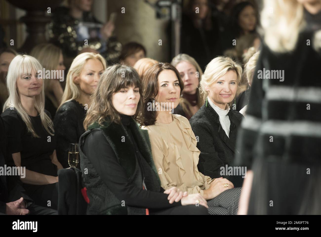 Crown Princess Mary attends 'Jesper Hovring Fashion Show at Copenhagen ...