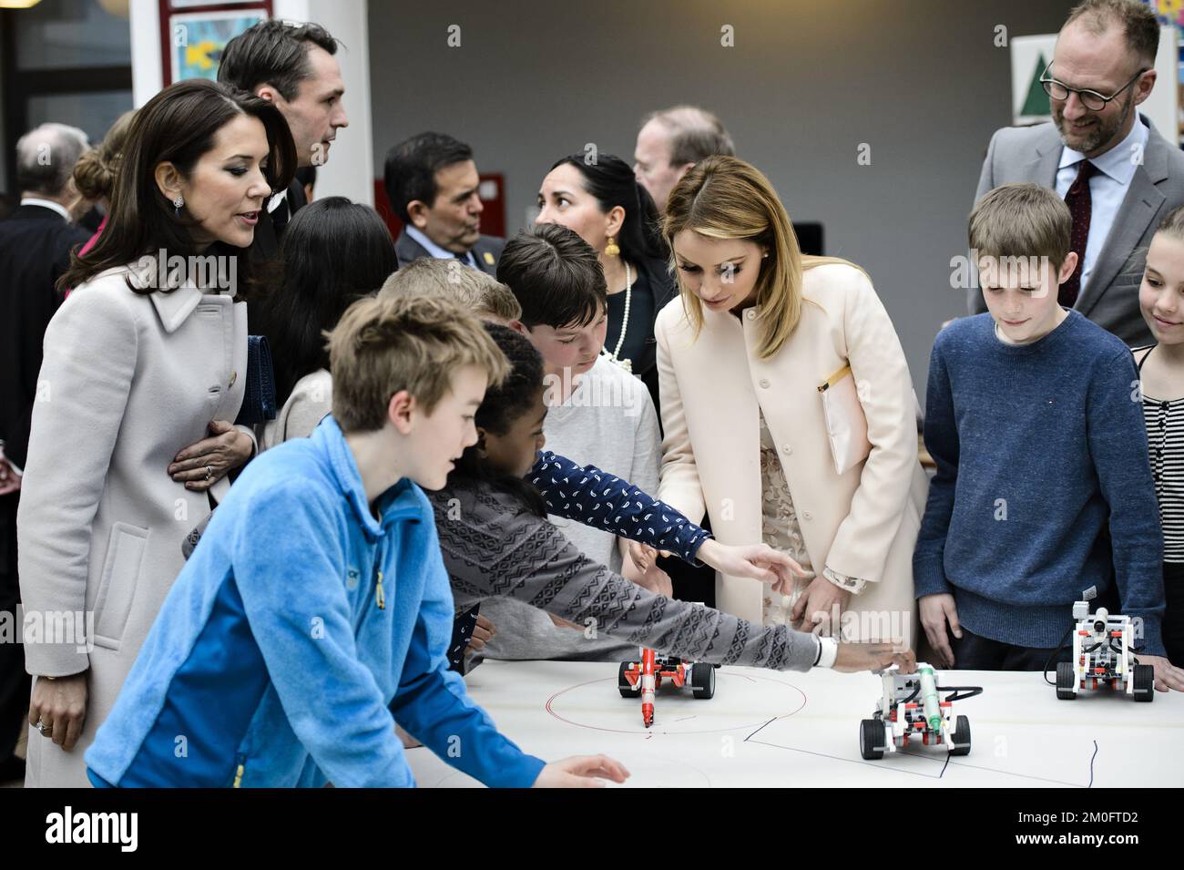 Crown Princess Mary of Denmark and Angelica Rivera of Mexico visit an ...