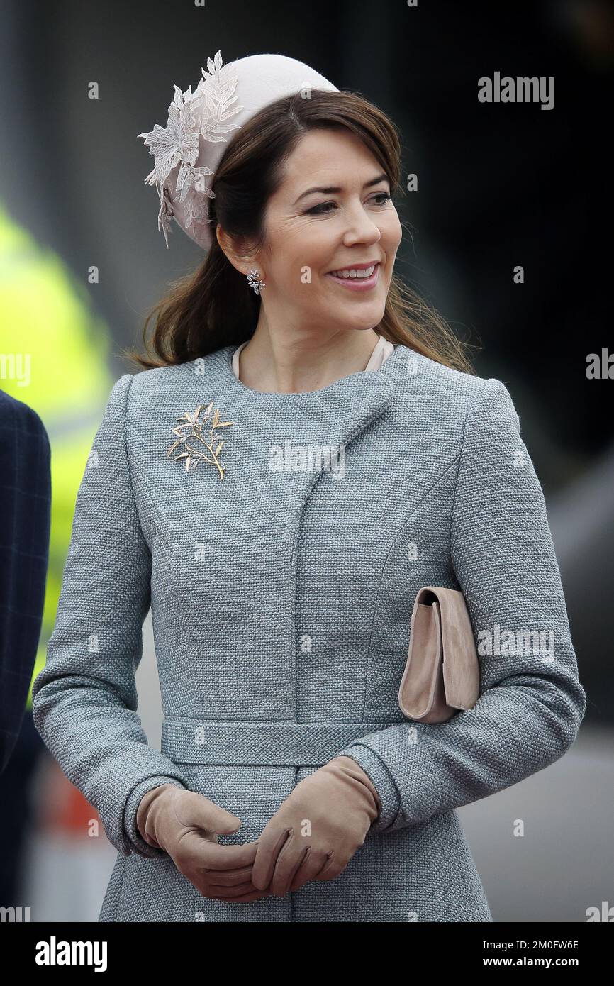 TM King Philippe and Queen Mathilde arrived at the Vilhelm Lauritzen ...