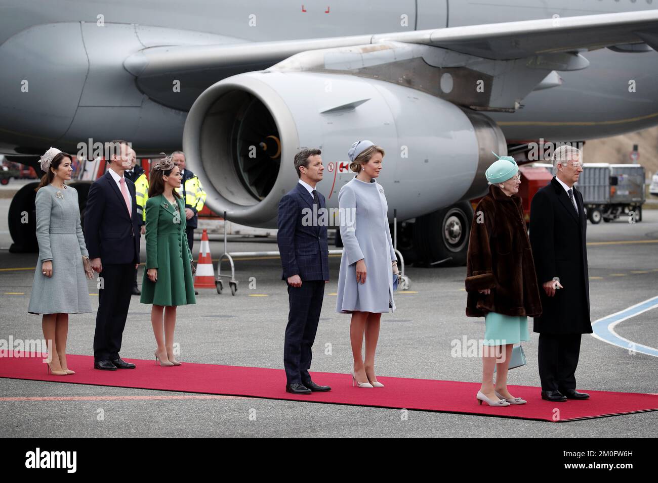 TM King Philippe and Queen Mathilde arrived at the Vilhelm Lauritzen ...