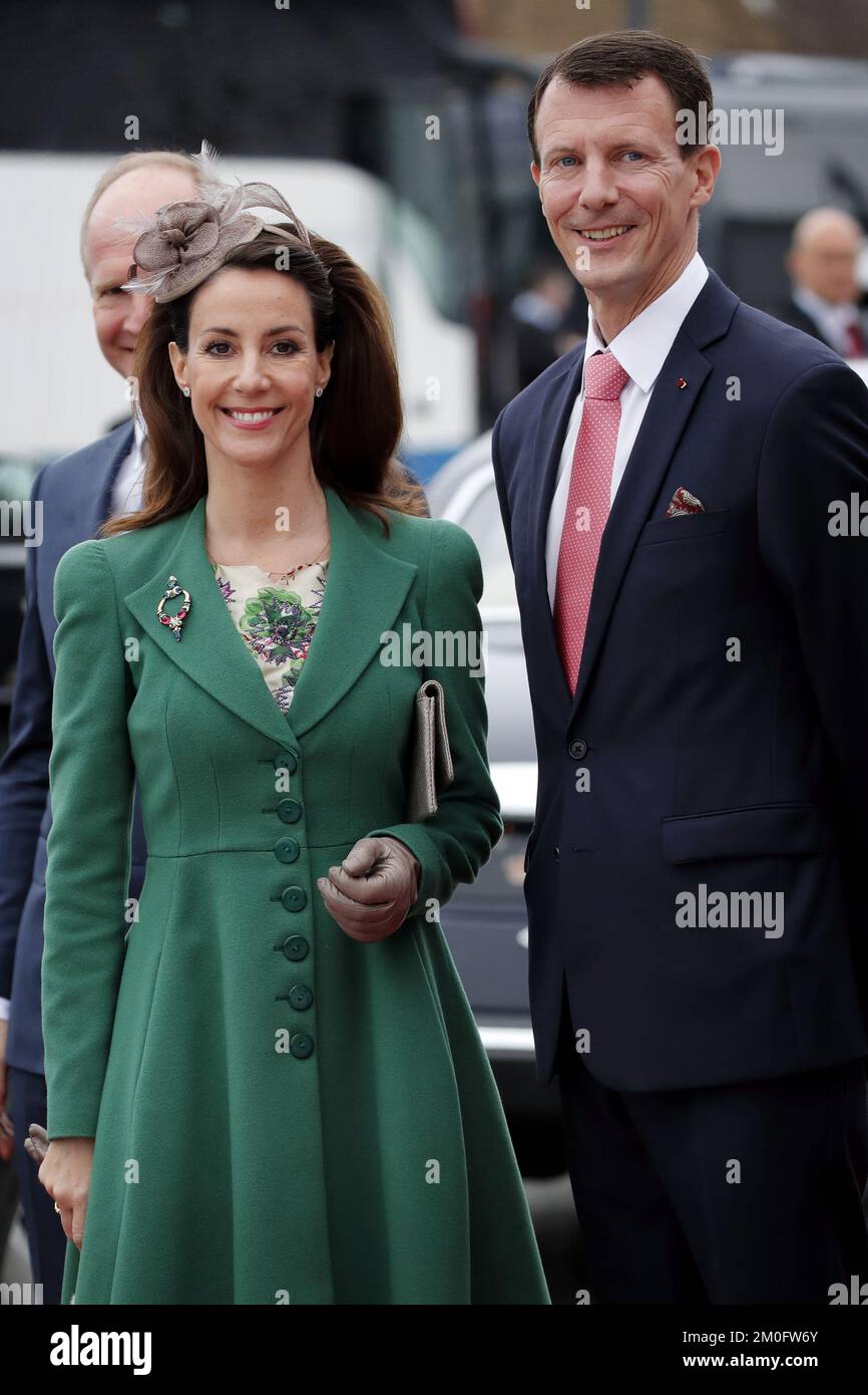 TM King Philippe and Queen Mathilde arrived at the Vilhelm Lauritzen ...