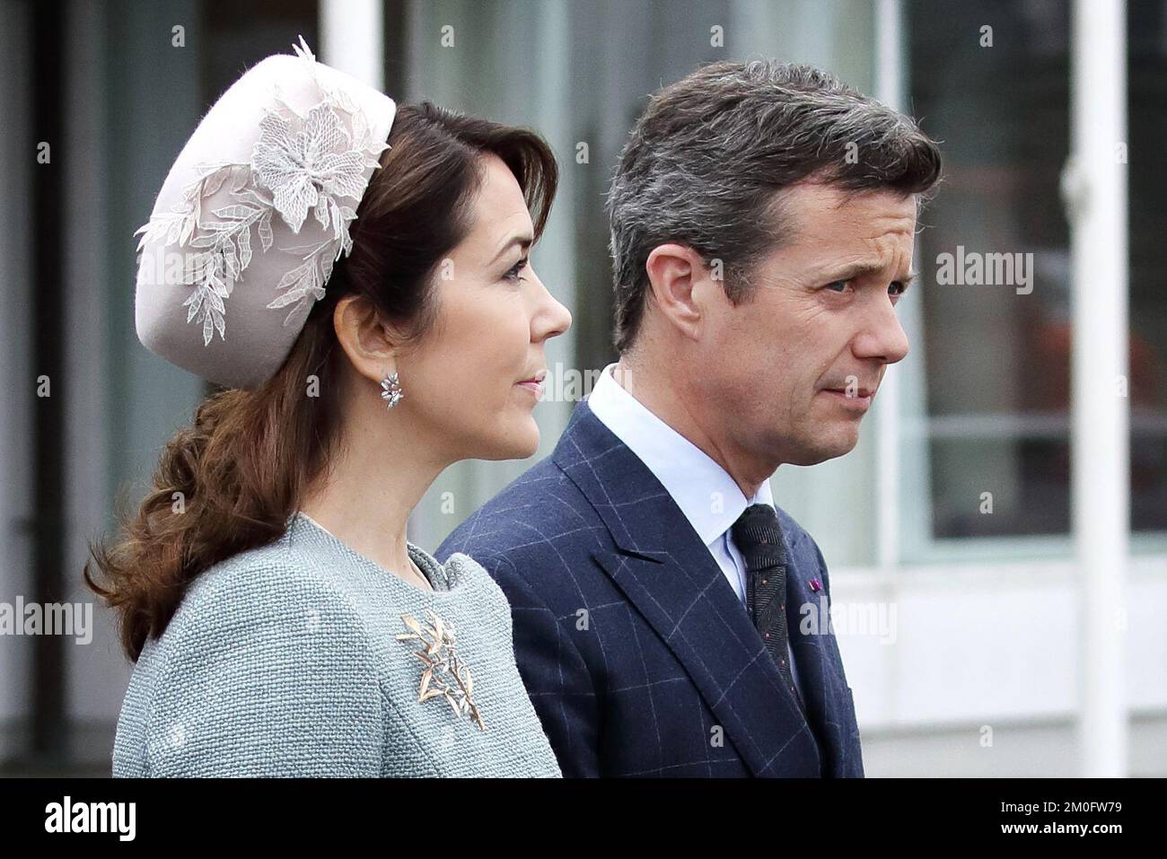 TM King Philippe and Queen Mathilde arrived at the Vilhelm Lauritzen ...