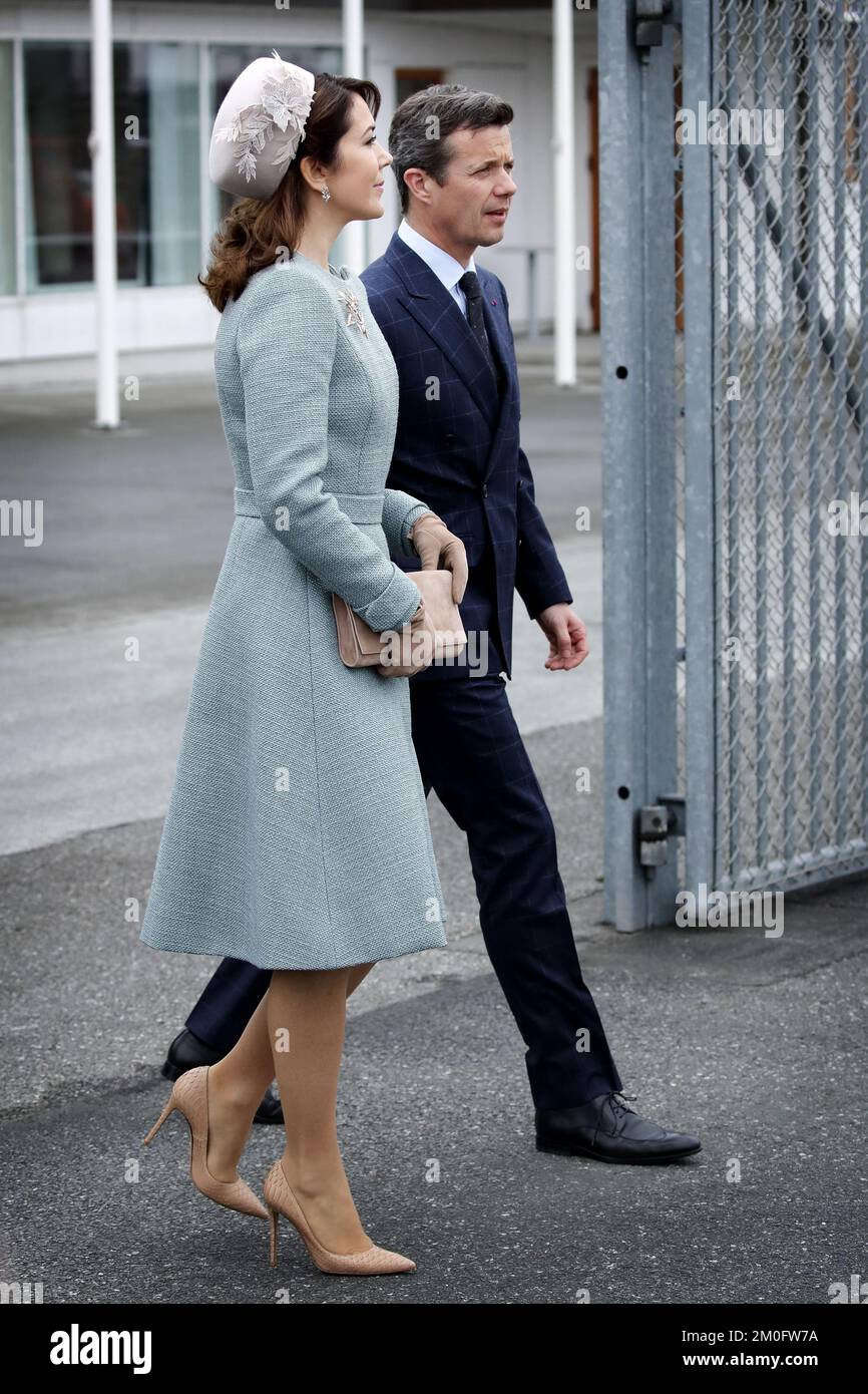 TM King Philippe and Queen Mathilde arrived at the Vilhelm Lauritzen ...
