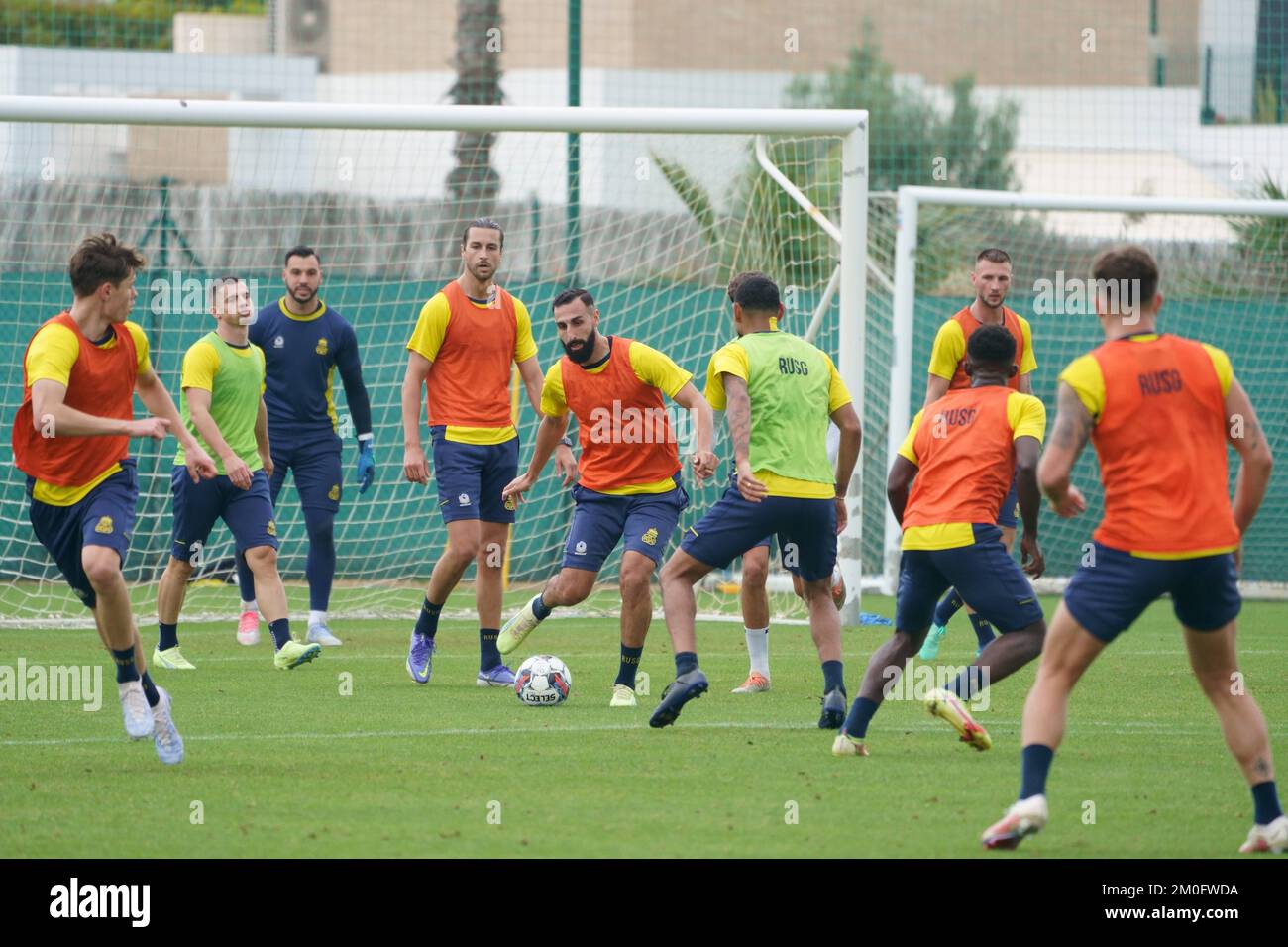 Union's players pictured during a training session at the winter ...