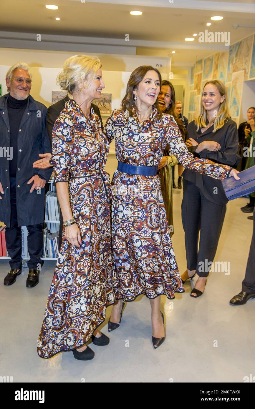 Danish Crown Princess Mary arrives at a fashion awards show in ...