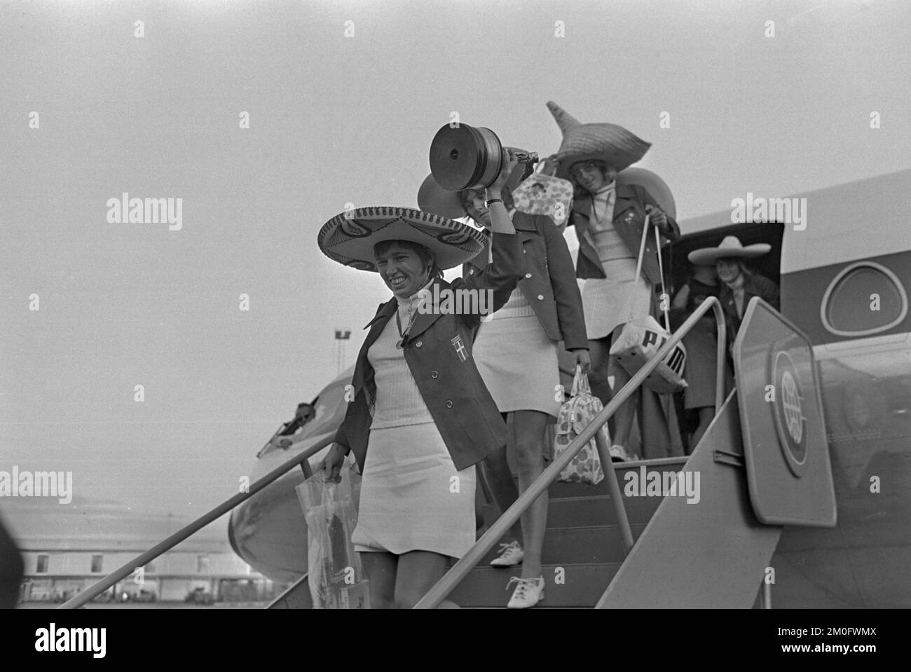The Danish World Cup soccer girls return home from Mexico. Fot. At the ...