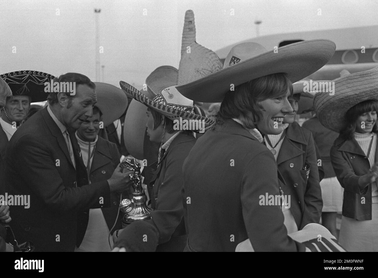 The Danish World Cup soccer girls return home from Mexico. Fot. At the ...