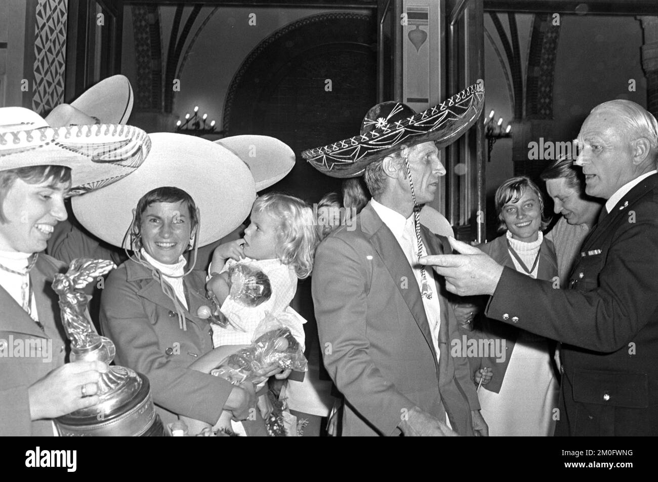 The Danish World Cup soccer girls return home from Mexico. Fot. At the ...