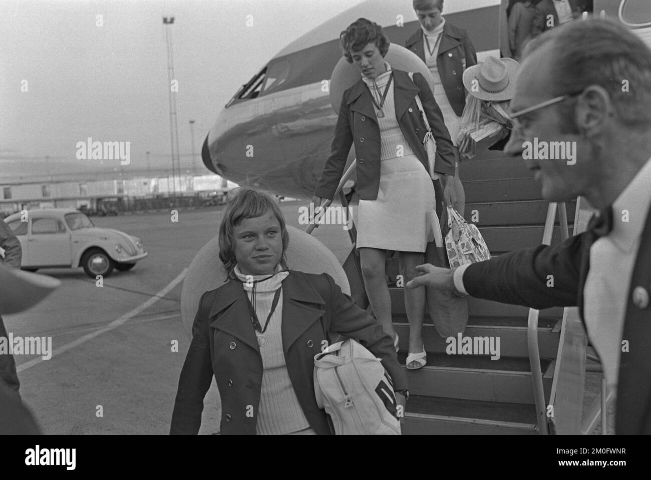 The Danish World Cup soccer girls return home from Mexico. Fot. At the ...