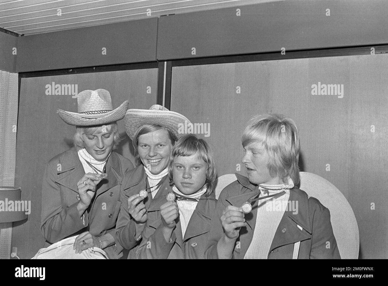 The Danish World Cup soccer girls return home from Mexico. Fot. At the ...