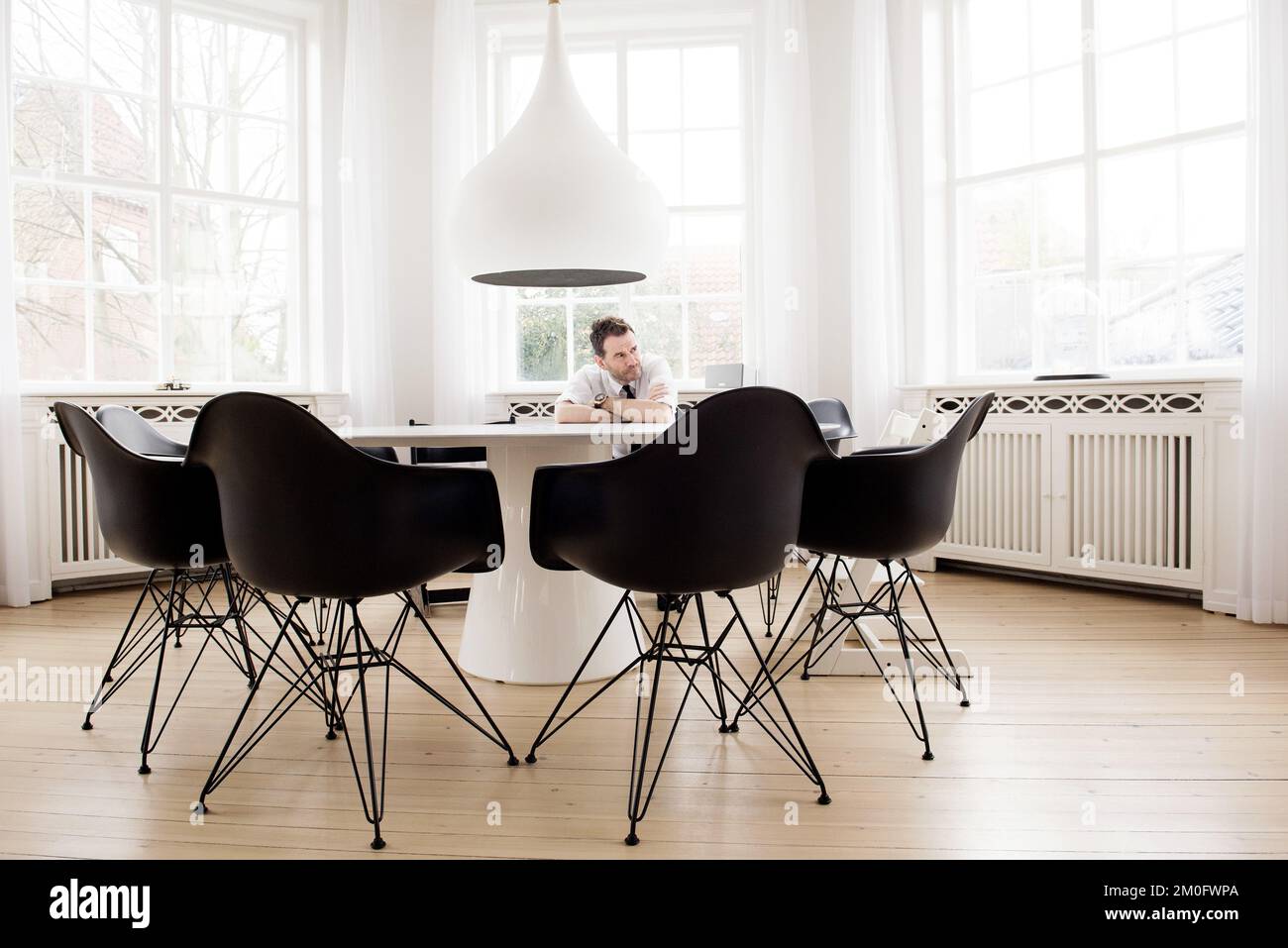 Jesper Buch, founder of Just-Eat, photographed in his home in ...