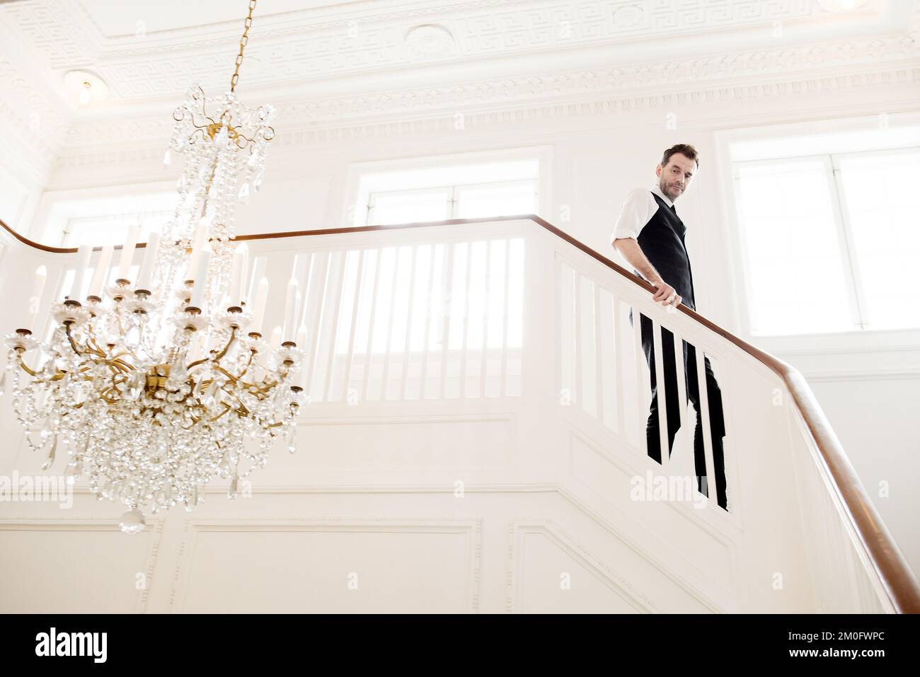 Jesper Buch, founder of Just-Eat, photographed in his home in ...