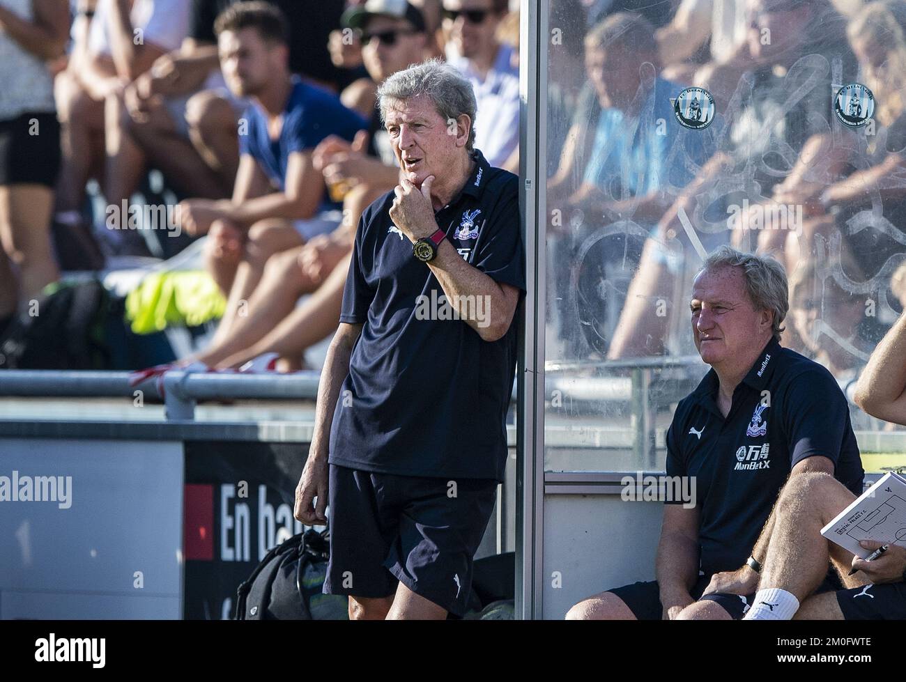 Crystal palace manager roy hodgson during friendly on july 12 hi-res ...