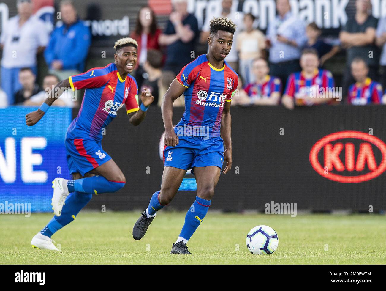 Crystal Palace's Jason Lokilo during a friendly on July 12, 2018 Stock ...