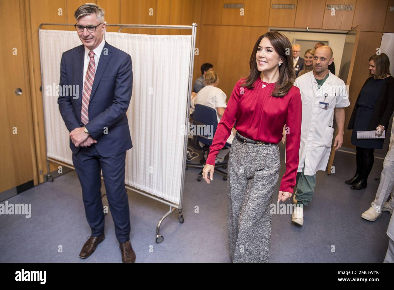On October 8th 2018 HRH Crown Princess Mary visited the Cardiological ...
