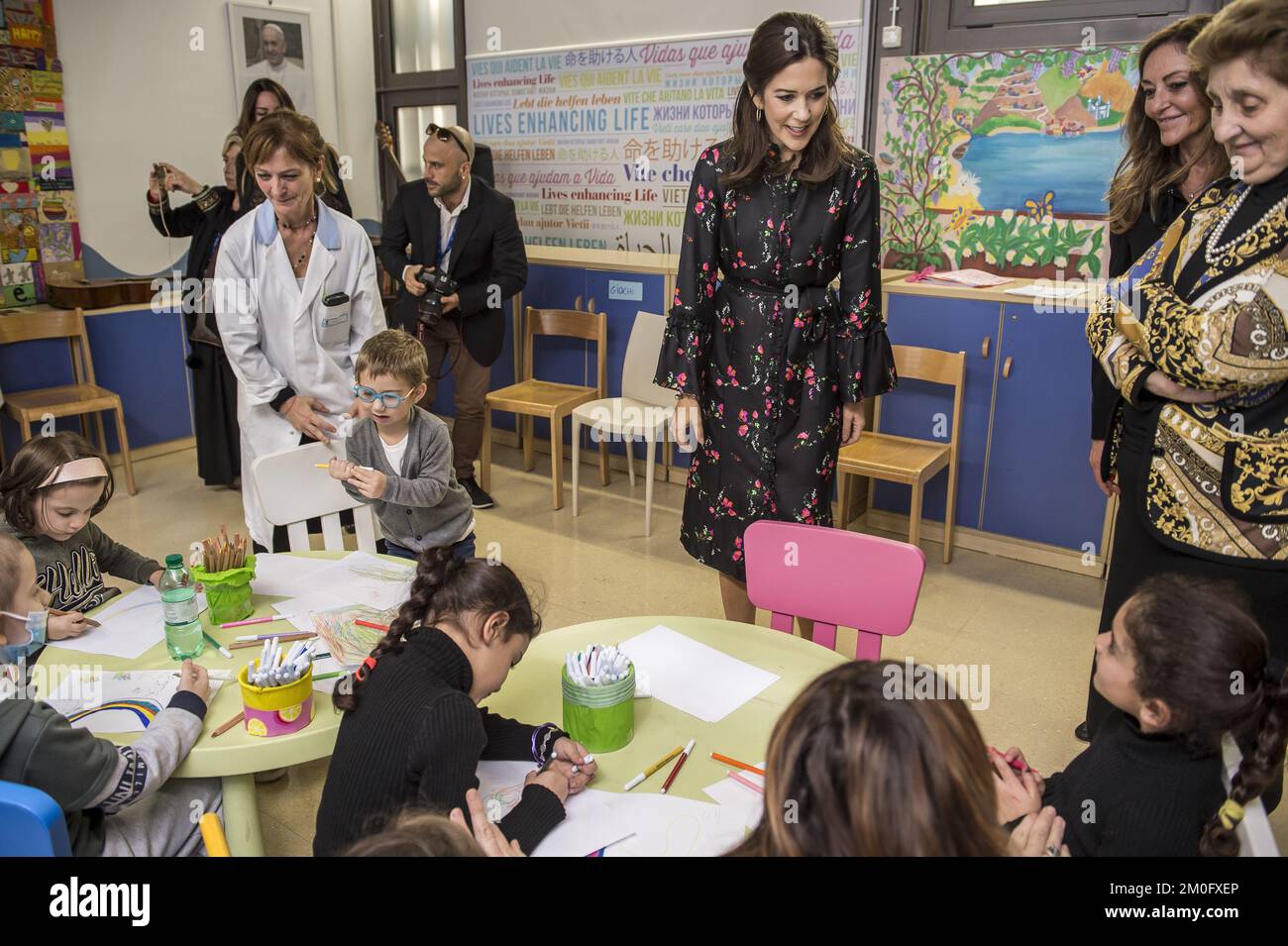 On November 8th 2018 TRH Crown Prince Frederik and Crown Princess Mary ...