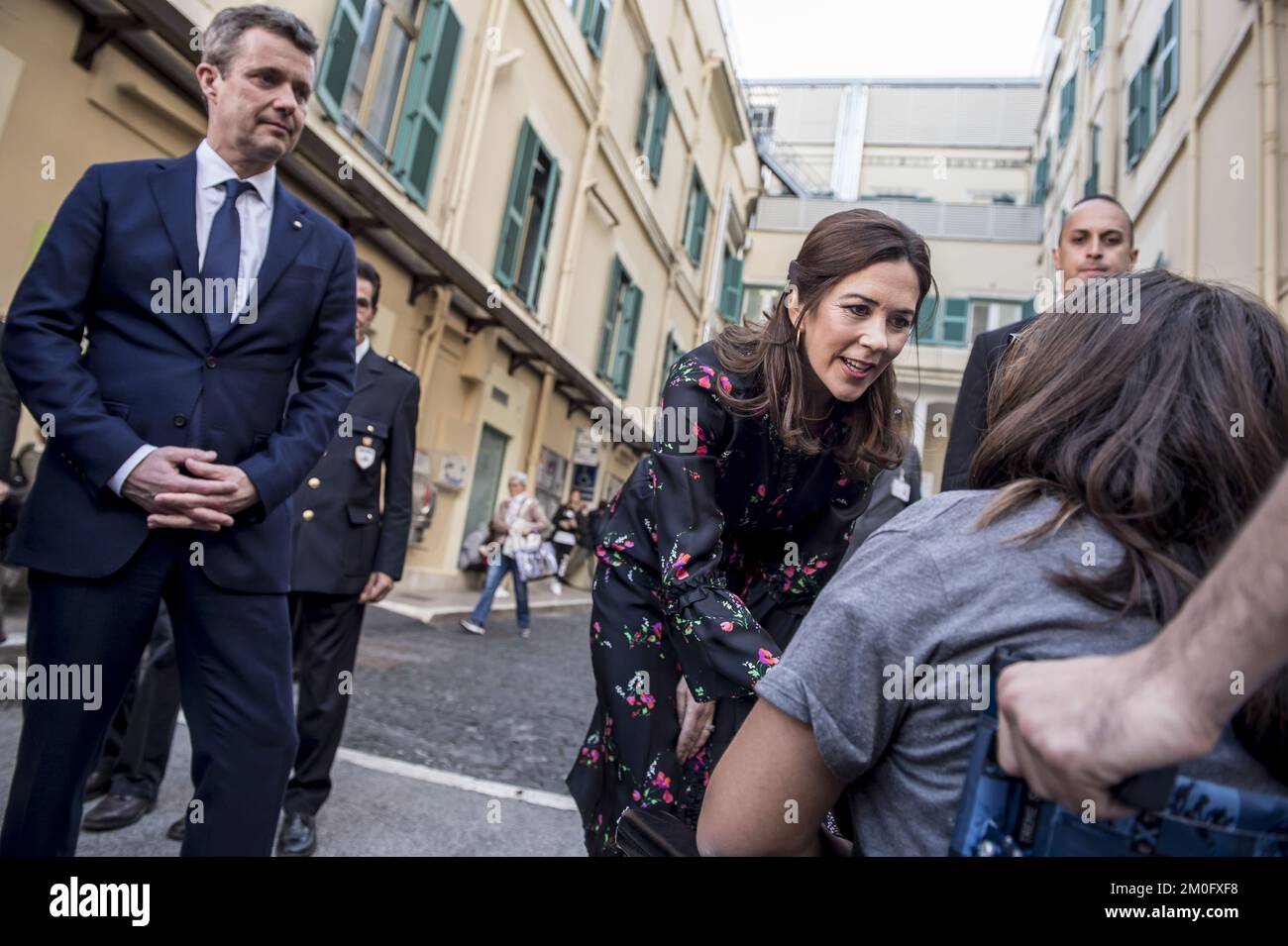 On November 8th 2018 TRH Crown Prince Frederik and Crown Princess Mary ...