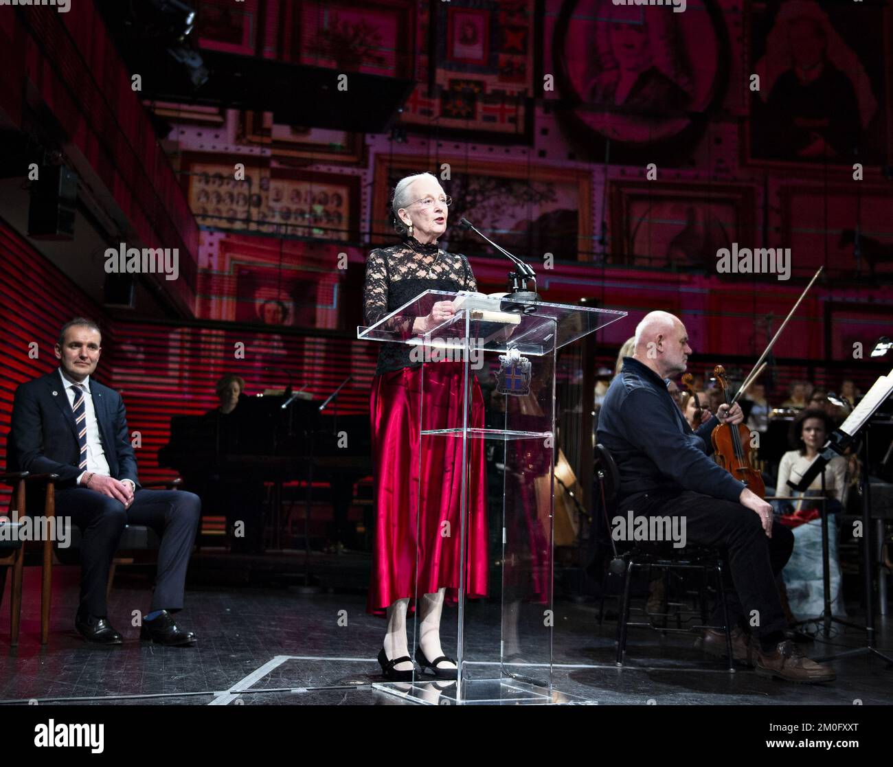 On December 1st 2018 Her Majesty Queen Margrethe attended a concert at ...