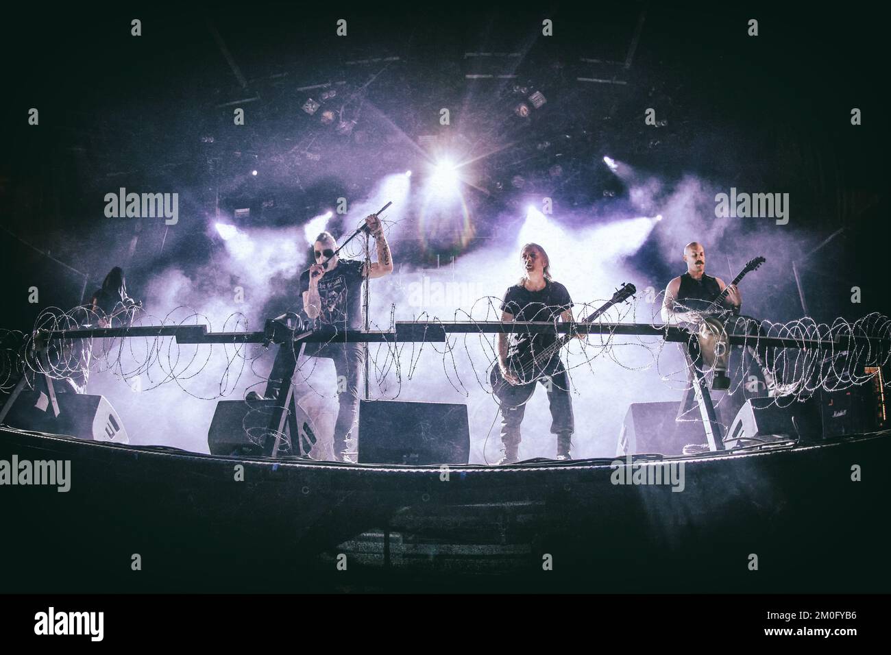 The Norwegian black metal band Mayhem (often called The True Mayhem ...