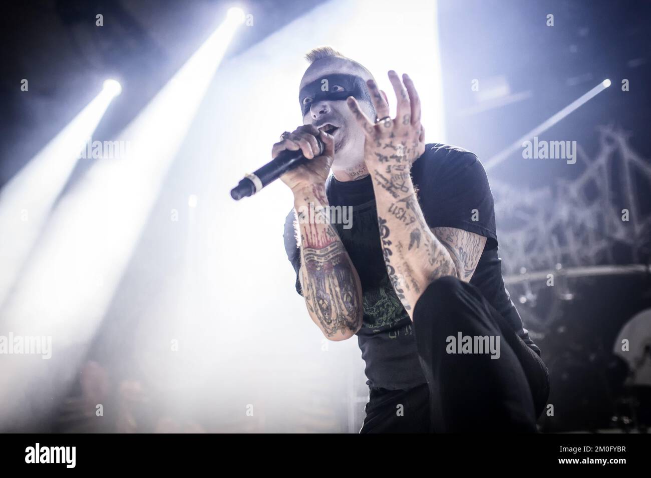 The Norwegian black metal band Mayhem (often called The True Mayhem ...