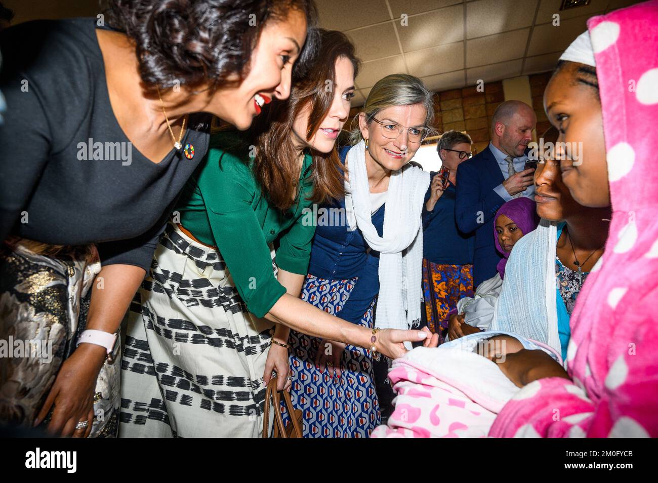 On March 26th 2019 Crown Princess Mary and Minister for Development ...