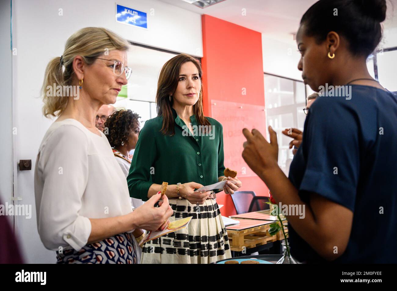 On March 26th 2019 Crown Princess Mary and Minister for Development ...