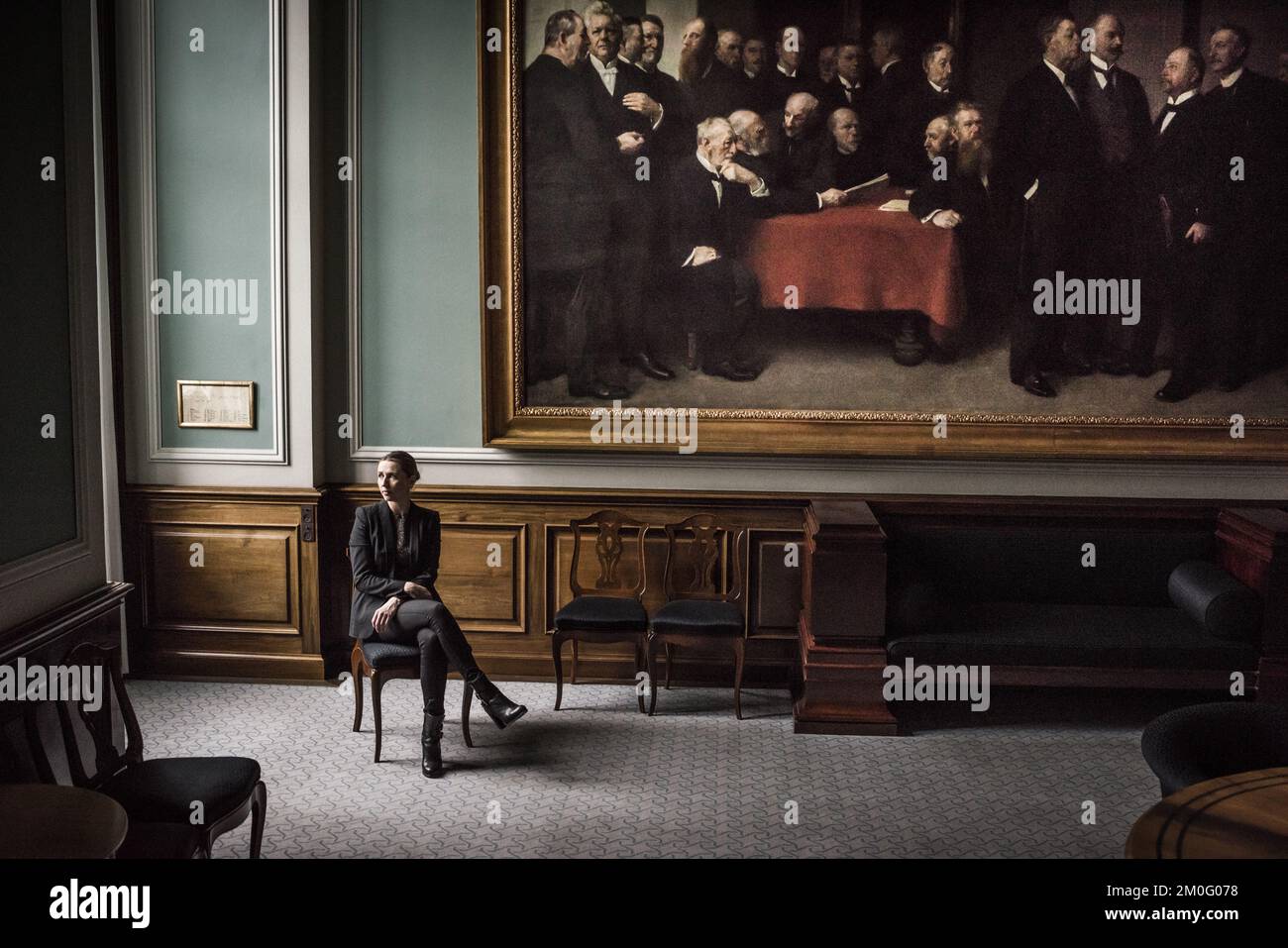 Portrait of Mette Frederiksen Stock Photo - Alamy