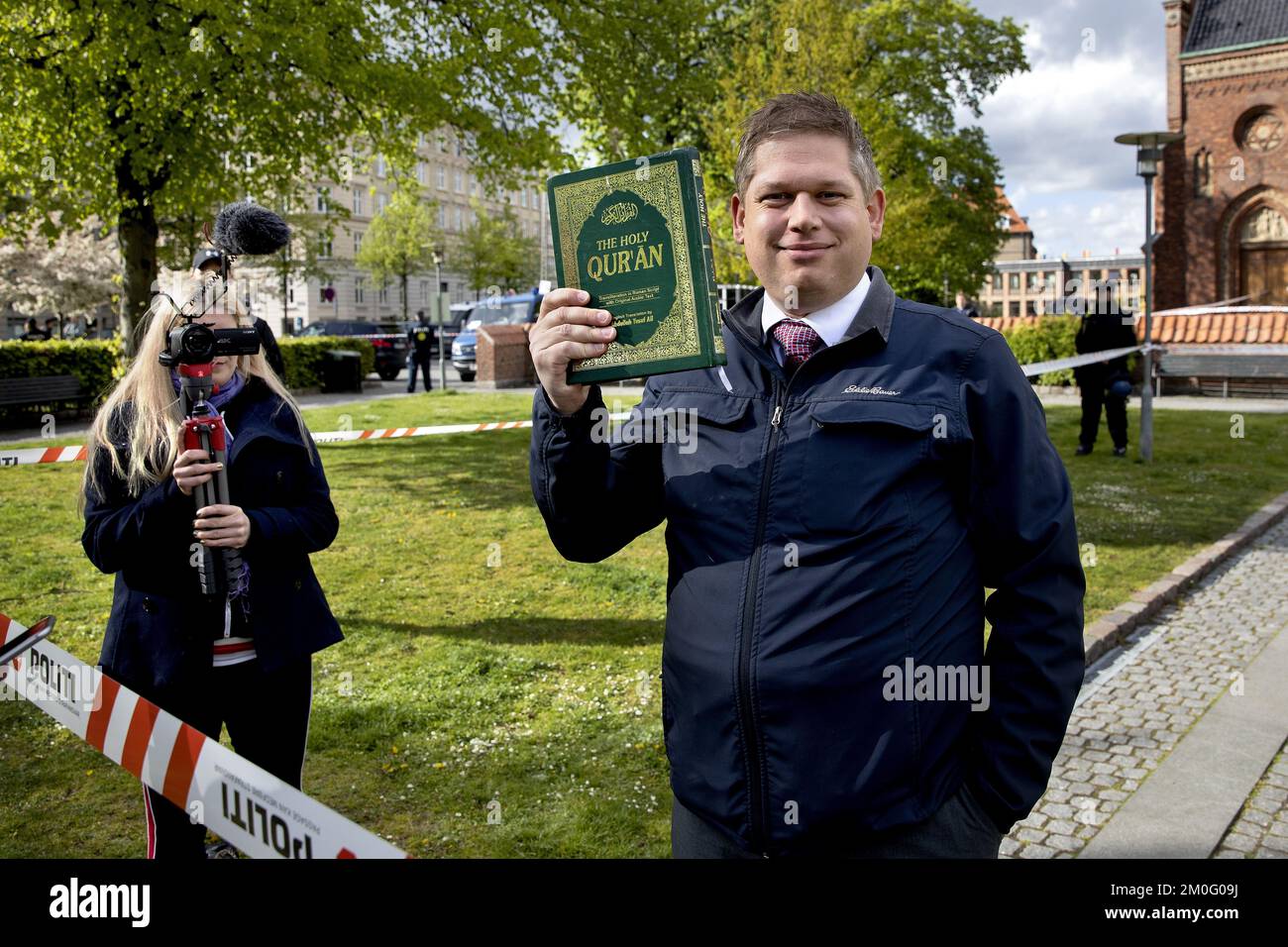 Where he among other things set fire to the quran hi-res stock ...