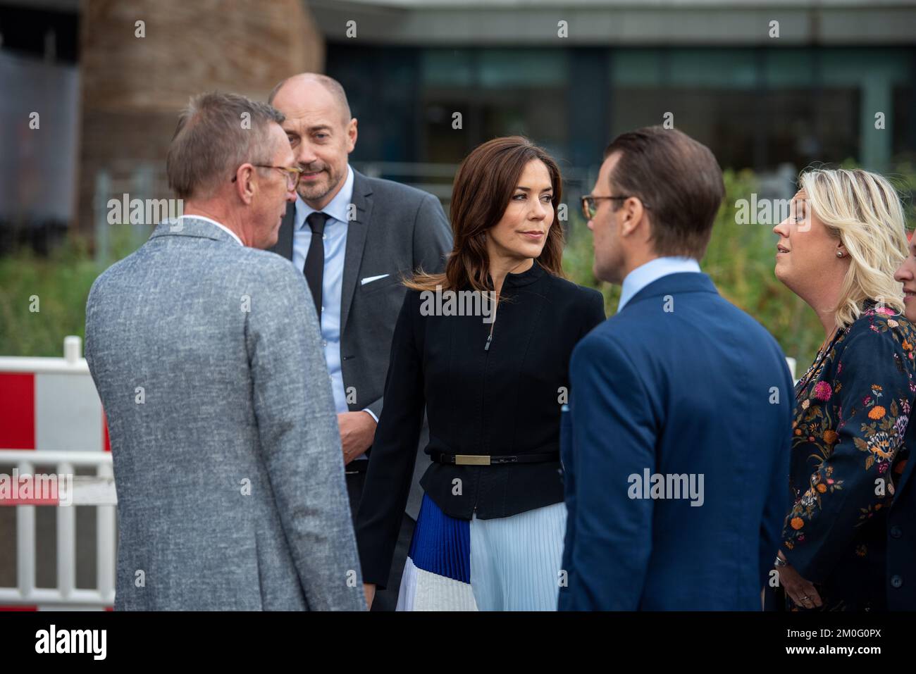 Crown Princess Victoria and Prince Daniel visit an operation room in ...