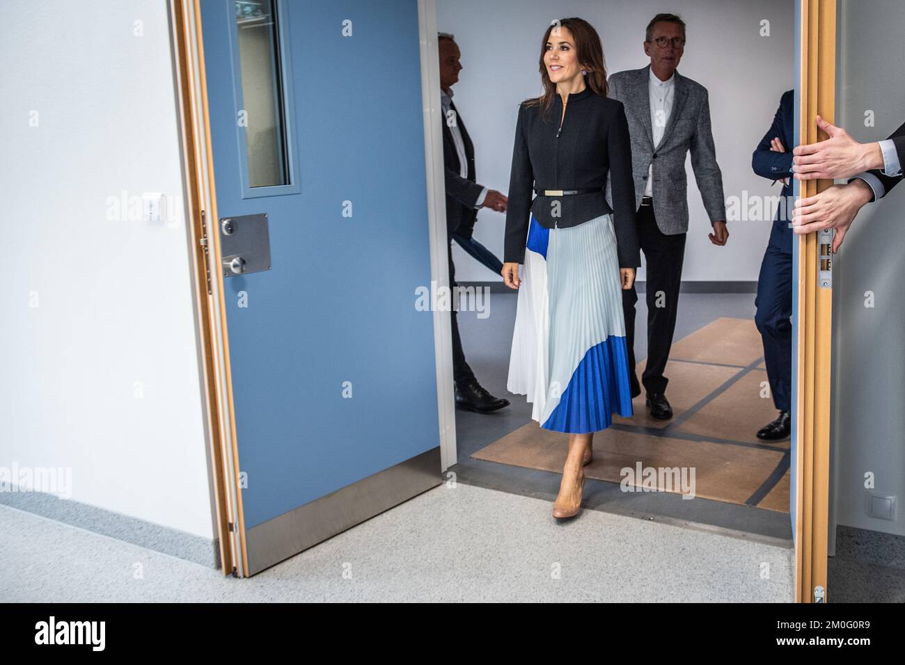 Crown Princess Victoria and Prince Daniel visit an operation room in ...