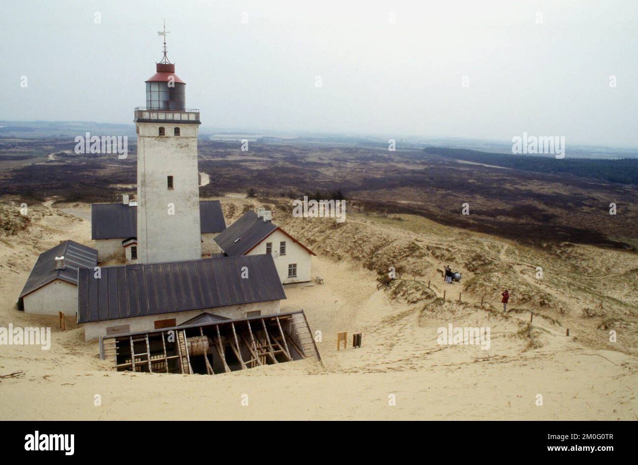 For 120 years, the Rubjerg Knude lighthouse has been perched on a sand ...