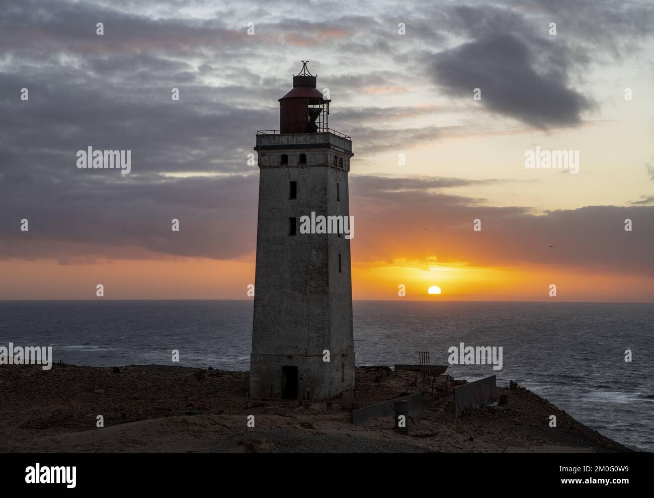 For 120 years, the Rubjerg Knude lighthouse has been perched on a sand ...