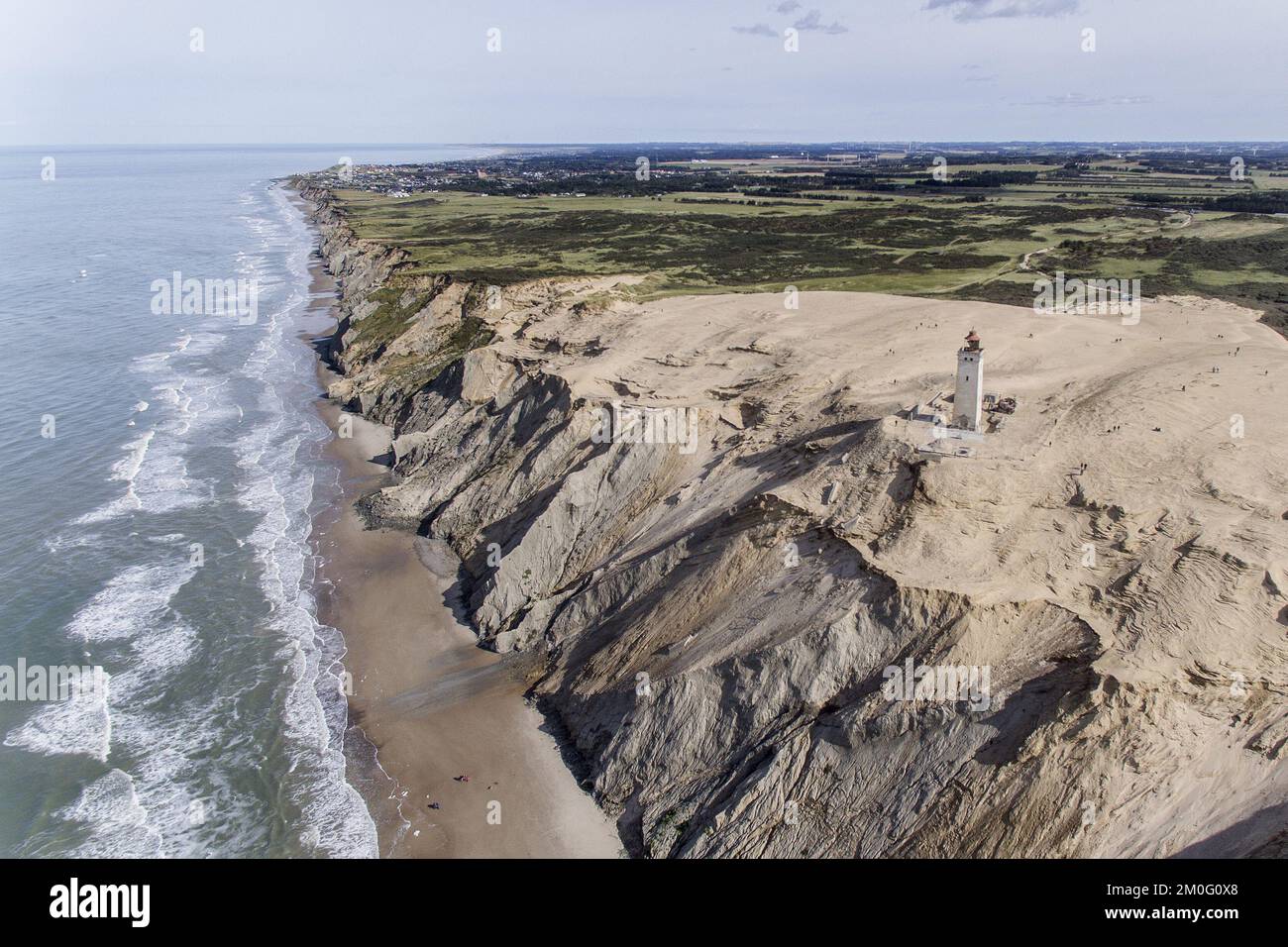 For 120 years, the Rubjerg Knude lighthouse has been perched on a sand ...