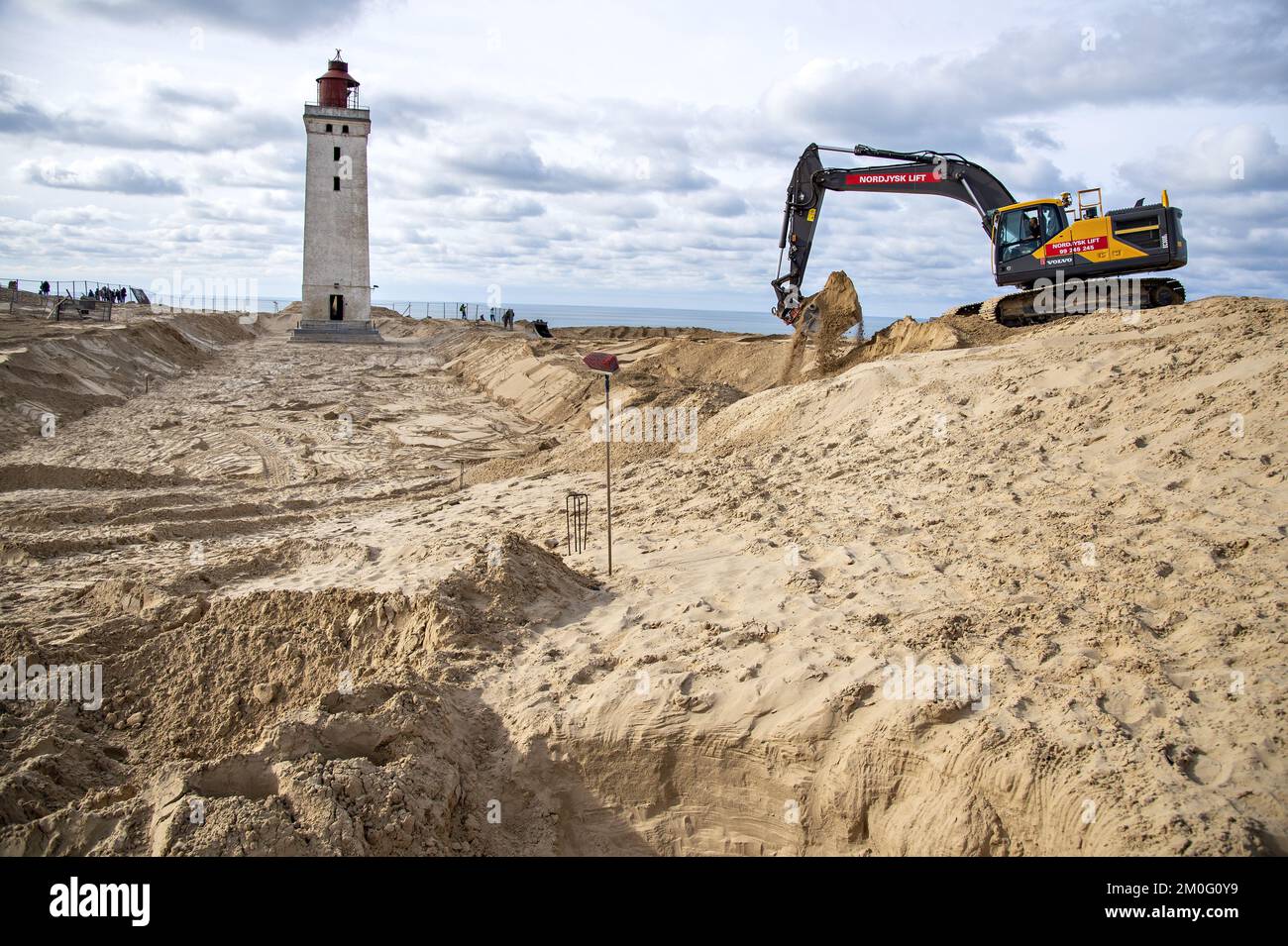 For 120 years, the Rubjerg Knude lighthouse has been perched on a sand ...