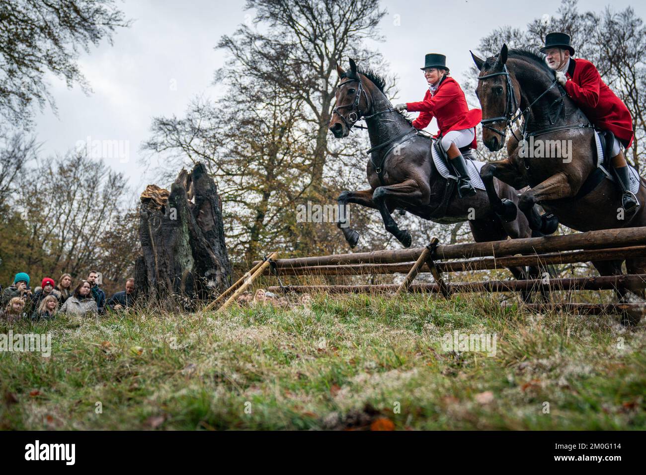 Riders and spectators at the 2019 Hubertus Hunt on Sunday November 3rd ...