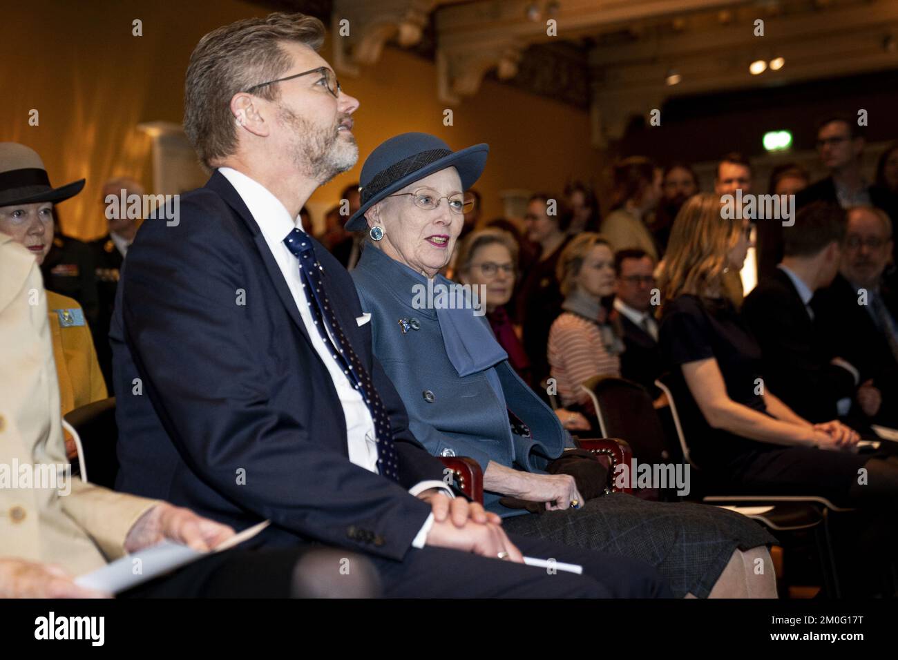 Queen Margrethe and Lord Mayor of Copenhagen Frank Jensen. Queen ...