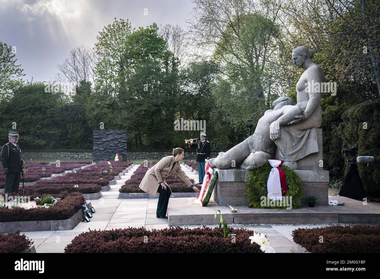 On the 75th anniversary of the liberation of denmark hi-res stock ...