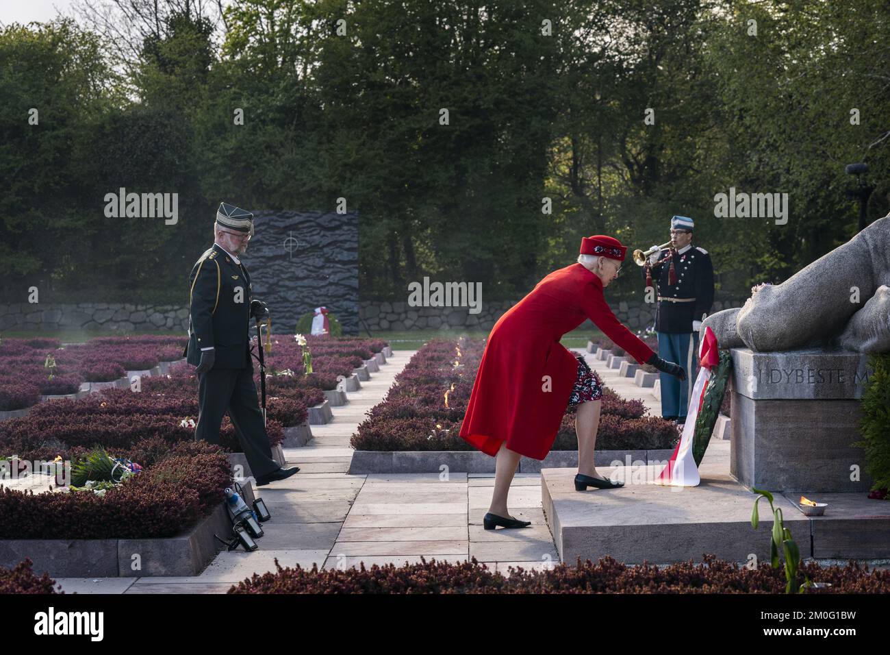 On the 75th anniversary of the liberation of denmark hi-res stock ...