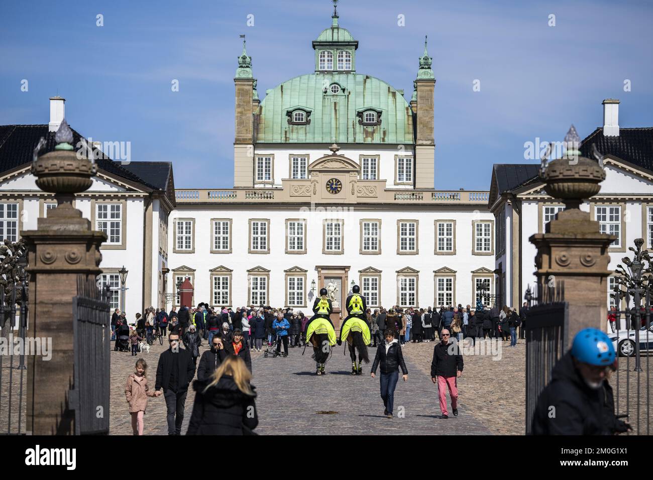 Fredensborg Castle in North Zealand on Friday, April 16, 2021. Like ...