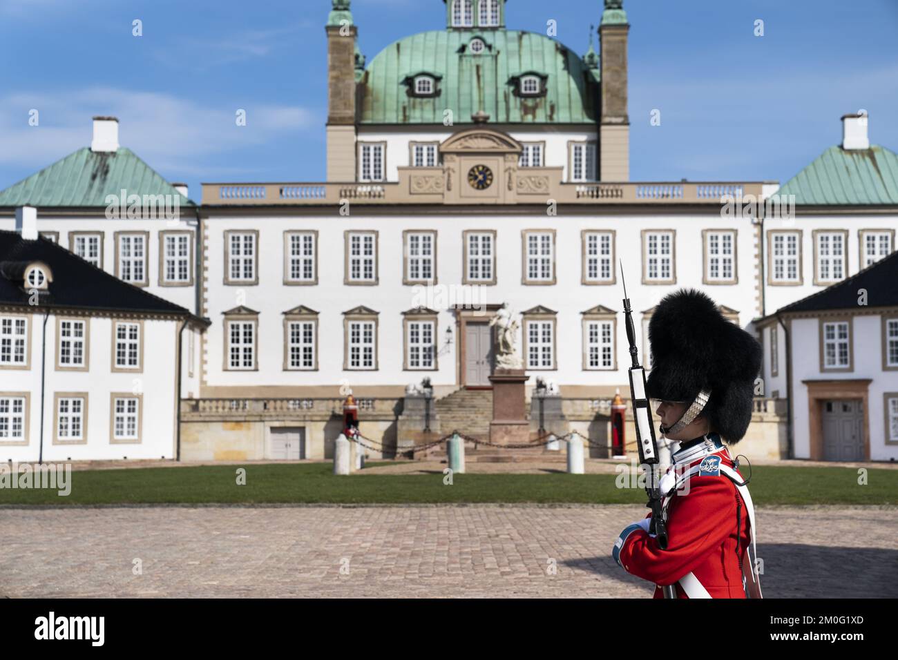 Fredensborg Castle in North Zealand on Friday, April 16, 2021. Like ...
