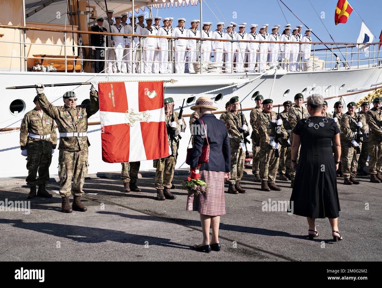 Queen Margrethe visits Thisted municipality during her summer cruise ...