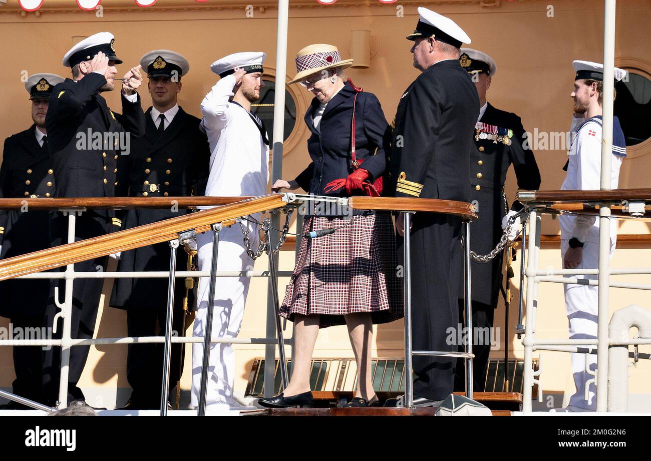 Queen Margrethe visits Thisted municipality during her summer cruise ...
