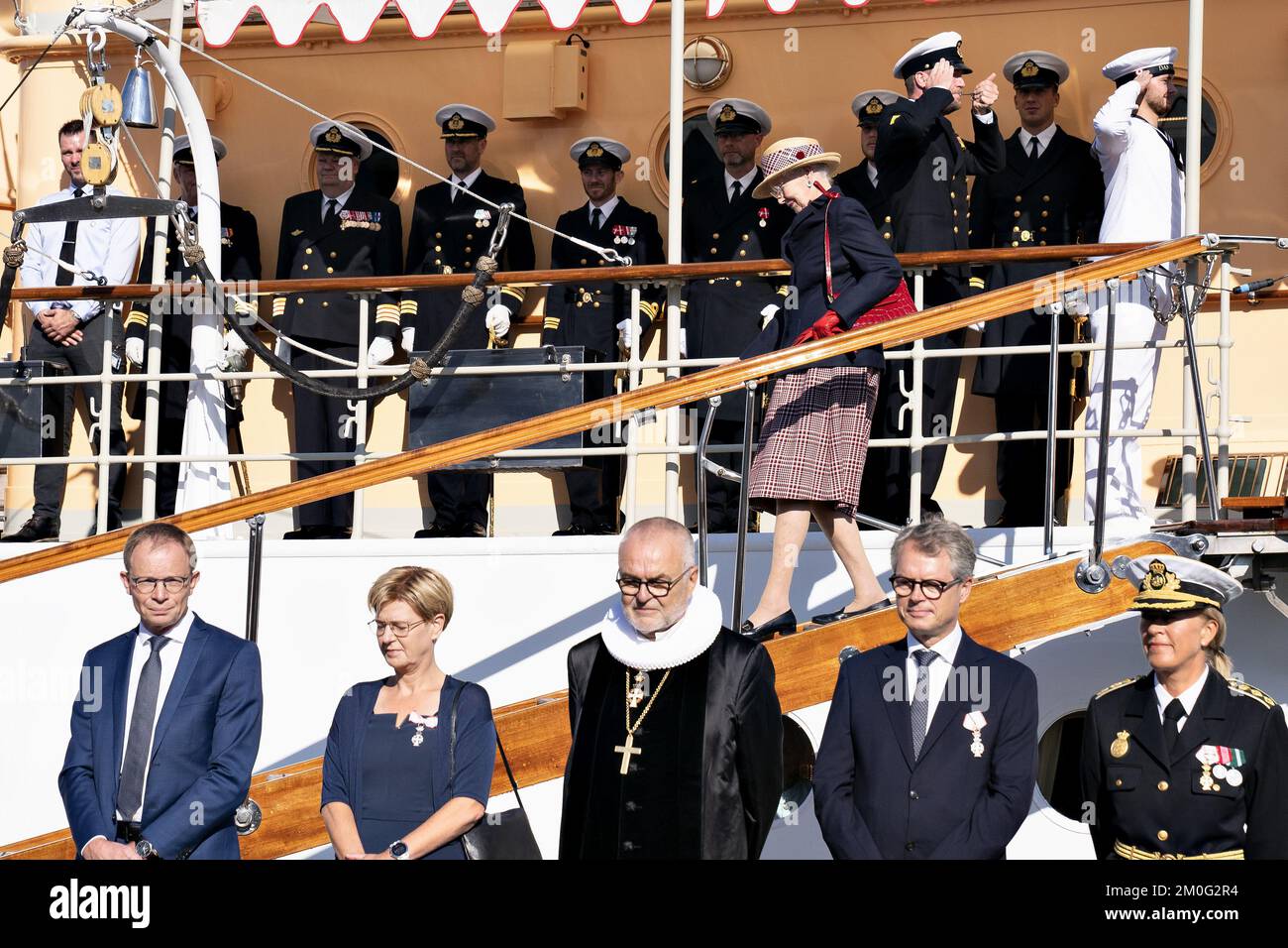 Queen Margrethe visits Thisted municipality during her summer cruise ...