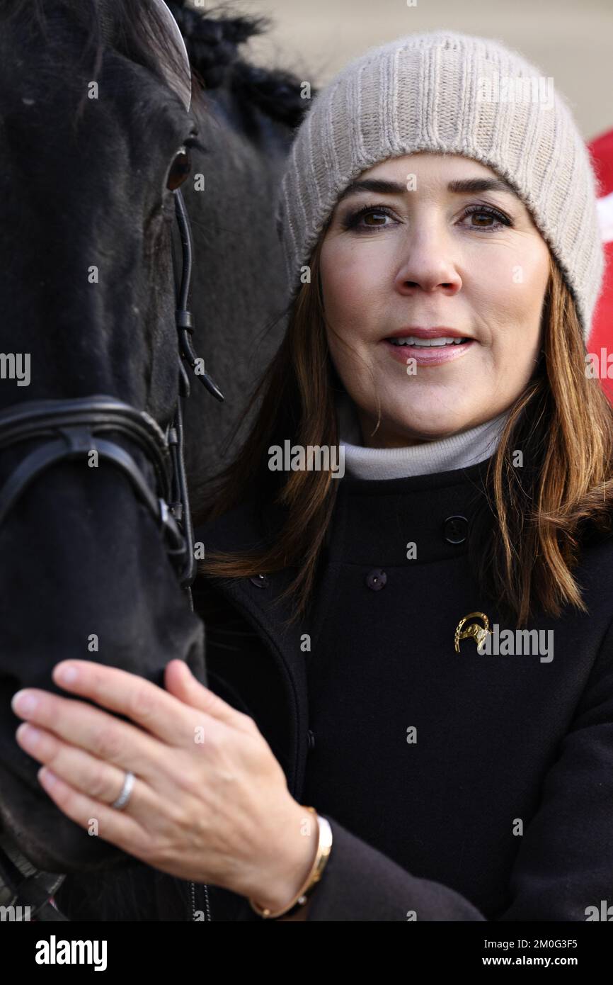 Crown Princess Mary attends the annual Hubertus Hunt, accompanied by ...